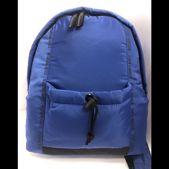 Steve Madden | Bags | Steve Madden Nwt Blue Wblack Steve Madden Logo ...
